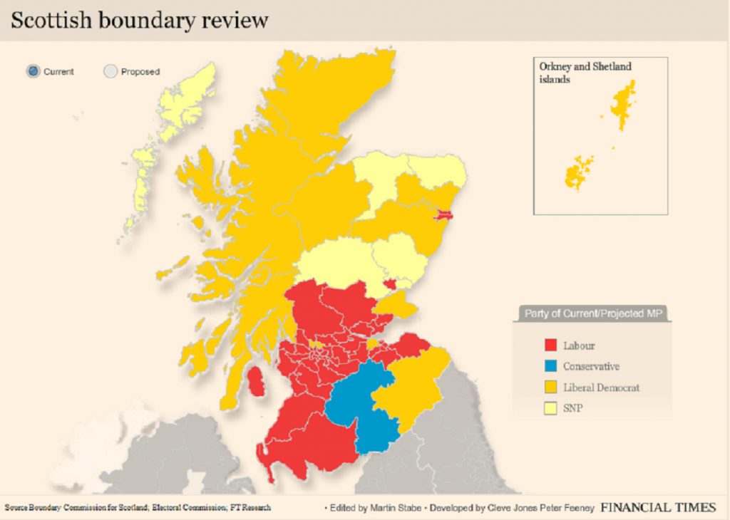 New constituency boundaries in Scotland: the impact on the Lib Dems