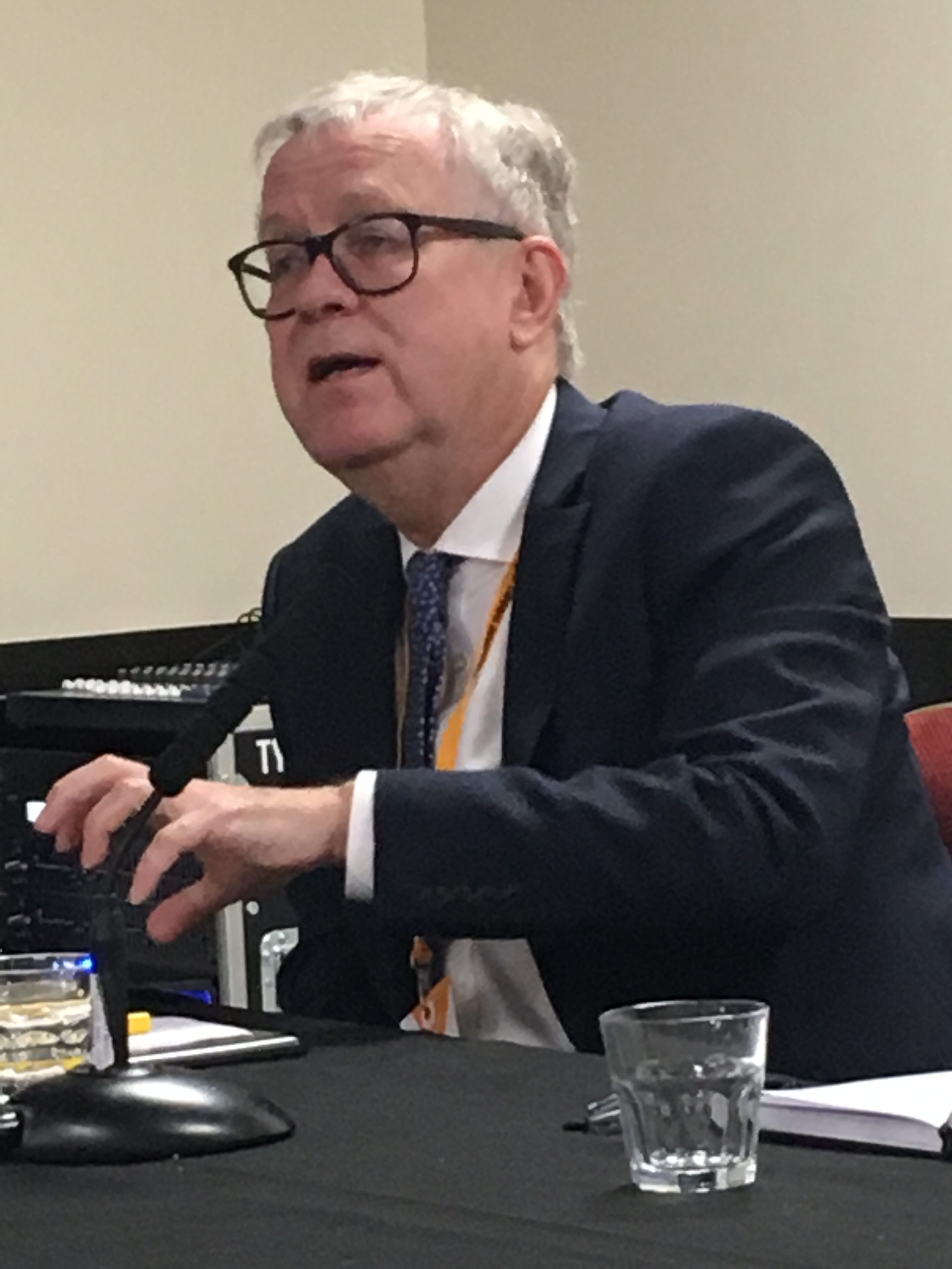 Lord Dick Newby Bournemouth Sep 2019 conference by Paul Walter